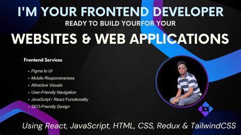 Build Website With React Html Css Javascript Figma By Mohamed