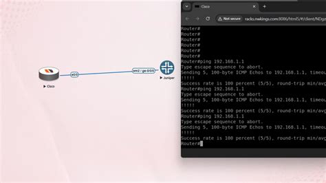 Configure Juniper Router And Cisco Router Communicate With Boot
