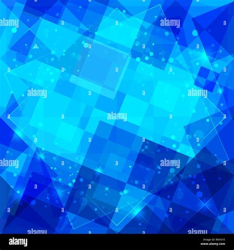 Abstract Holiday Background Blue Geometric Pattern Vector Illustration Stock Vector Image