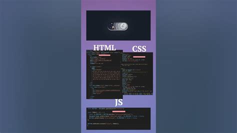 Toggle Button Html Css Shorts Youtube