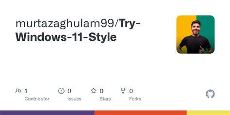 Github Murtazaghulam99 Try Windows 11 Style