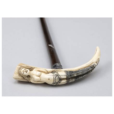 Sold At Auction Erotic Walking Stick Probably Ger