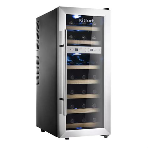 Винный шкаф Kitfort КТ 2406 по низкой цене отзывы фото характеристики в интернет магазине