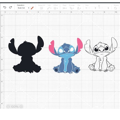 Sitting Stitch Layered Svg Sitting Stitch Svg Stitch