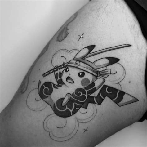 Pikachu Yakuza Tattoo