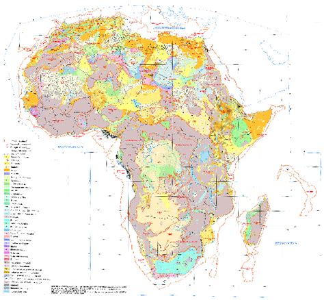 Geologic Map Of Africa Usgs Soar