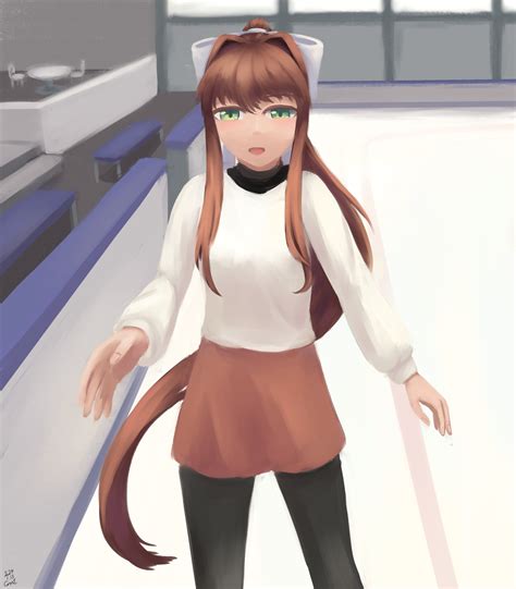 Monika Doki Doki Literature Club Image By Crost Mangaka 4435659