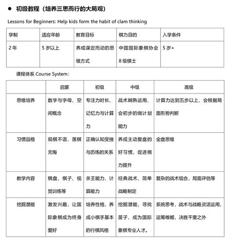 初级教程培养三思而行的大局观 初级教程 北京棋弈嘉教育科技有限公司