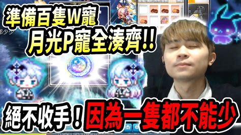 【新楓之谷】月光p寵目標全湊齊🚩準備百隻w寵實測！傾盡所有的『寵物合成』能否達成最終目標？！｜maplestory｜메이플스토리｜楓界｜leo