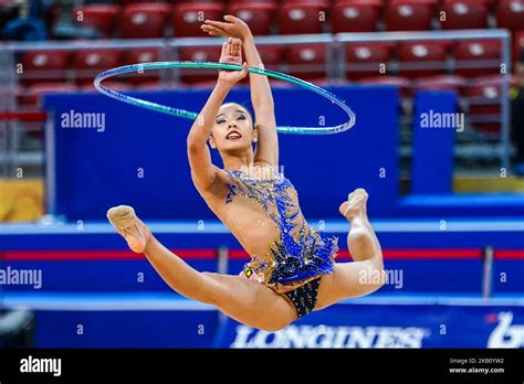 Sie Yan Koi Of Malaysia During Rhythmic Gymnastics World Championships At The Arena Armeec In