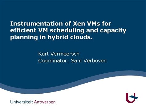 Instrumentation Of Xen Vms For Efficient Vm Scheduling