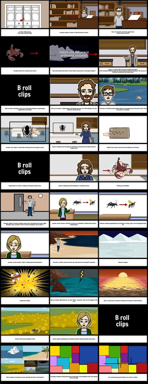 Failure And Success In Arthropod Evolution Storyboard