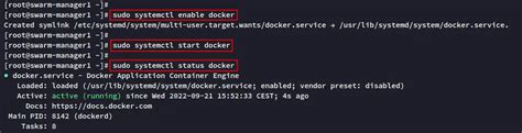 how to install docker swarm on rocky linux