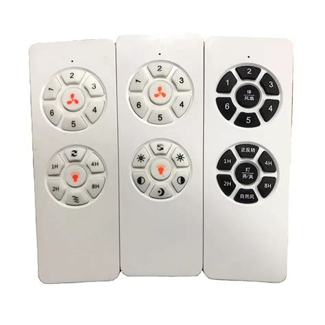 Basic Customization Customizable Smart Fan Light Rubber Keys Remote Control Remote Controller