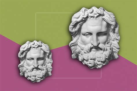 팝 아트 스타일로 인간의 얼굴의 석고 골동품 조각 콜라주 고대 동상 머리와 현대 창조적 인 개념 이미지 진 문화 현대 미술