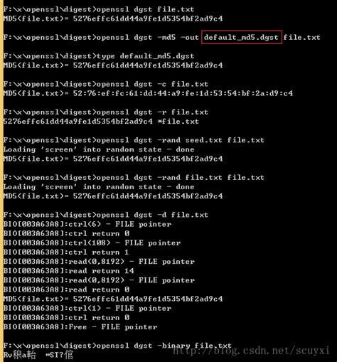 Openssl 命令详解（二）——摘要算法、签名、验签openssl Whirlpool Csdn博客