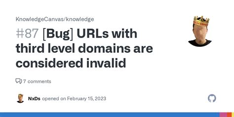 Bug Urls With Third Level Domains Are Considered Invalid · Issue 87 · Knowledgecanvas