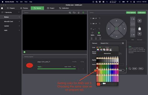 Red Colored Filament Is Not Matched In AMS Slot Issue Bambulab BambuStudio GitHub