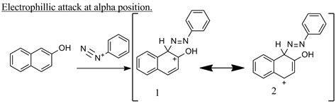 Organic Chemistry Why Does The Oh Group In β Naphthol Direct The