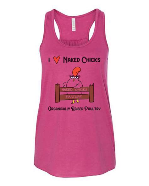 I Love Naked Chicks Berry Tank Top Naked Chicks Pasture