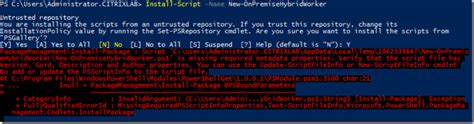 missing required metadata properties error when running new