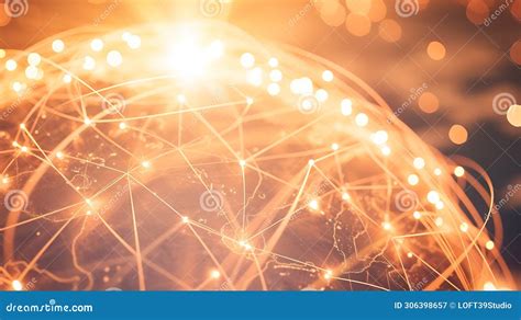 Generative Ai Global Communication Network Concept Digital Transformation Business Concept