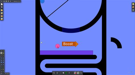 Can Someone Tell Me The Script To Make The Ball Touch The Blue Path And