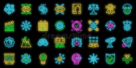 Balance Core Values Icon Simple Vector Value Purpose Stock