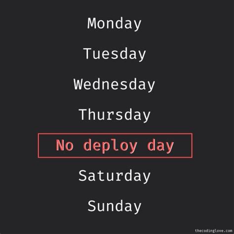 Wishing You All A Nice Friday The Coding Love Programmer Humor