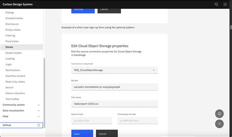 [bug] Design System Site Form Button Placement Guidance Is