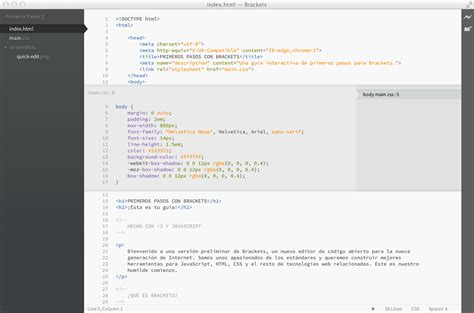 Brackets Un Ide Para Desarrollo Web Que Promete