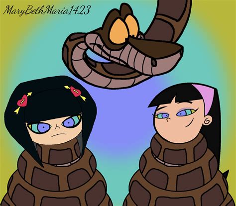 Kaa Hypnotize Jane And Trixie By Marybethmaria1423 On Deviantart