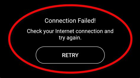 How To Fix Connection Failed Check Your Internet Connection And Try