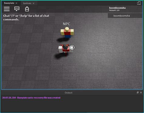 how to detect if a player s head lookvector is looking at a npc s head lookvector scripting