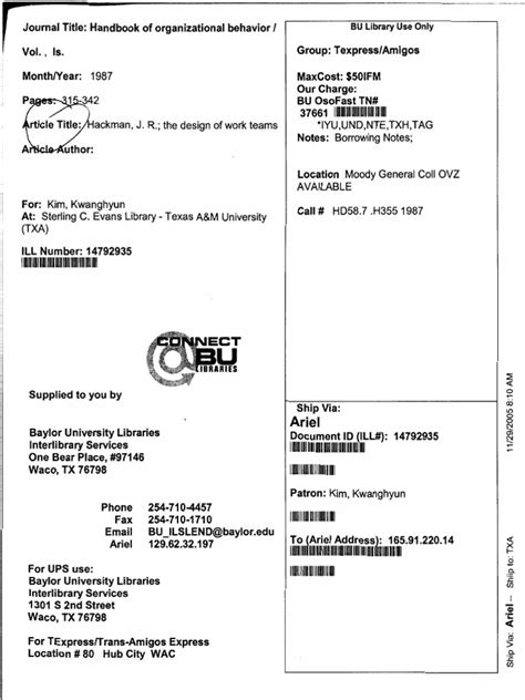Hackman 1987 Design Of Work Teamspdf Pdf Behavior Attitude Psychology