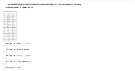 solved on the design process of a count up counter in gray