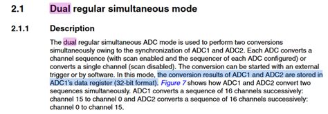 Dual Adc Mode Single Dma Configuration How Stmicroelectronics Community