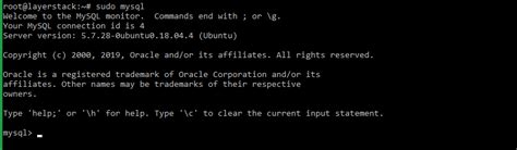 Layerstack Tutorials Layerstack Installing Mysql On Linux Cloud Servers