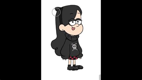 Gravity Falls With Emo Rock Metal Style Art Drawing Gravityfalls