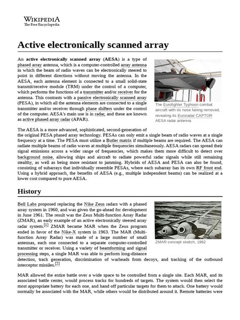 Active Electronically Scanned Array Pdf