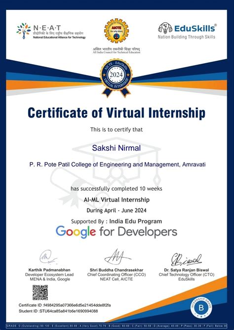 sakshi nirmal on linkedin aicteinternship aicteneat aicte eduskillsfoundation…