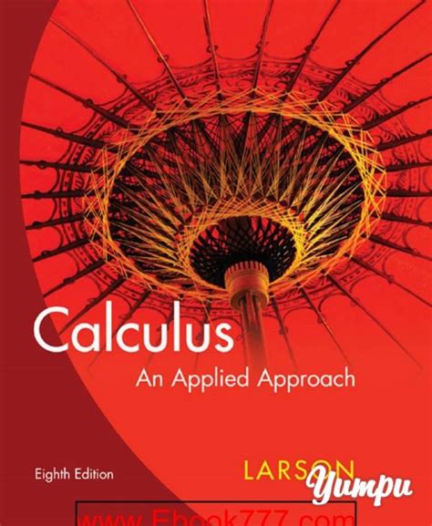 Calculus An Applied Approach 8th Edition Magazine With 1859 Pages