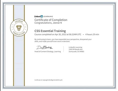 Jeenal N On Linkedin Css Webdesign Linkedinlearninggraduate