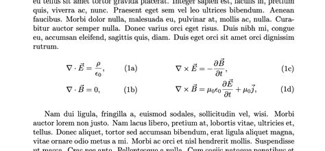 How To Align Subequations Within Table TeX LaTeX Stack Exchange