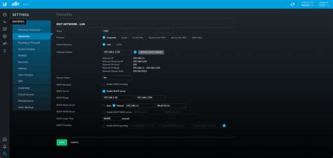 Ubiquiti Unifi Security Gateway Einrichten