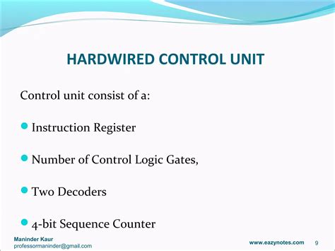 Timing And Control Unit Pps
