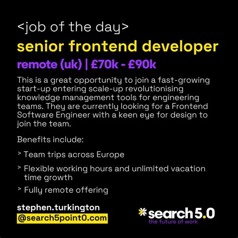 Search 50 On Linkedin Seniorfrontenddeveloper Joboftheday