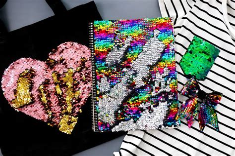 Crafts Using Reversible Sequin Fabric Creative Color Changing Sequin DIYs Shirt Pocket