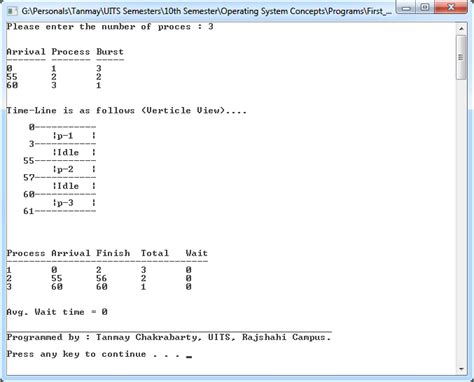 Explain And Solve First Come First Served Fcfs Cpu Scheduling