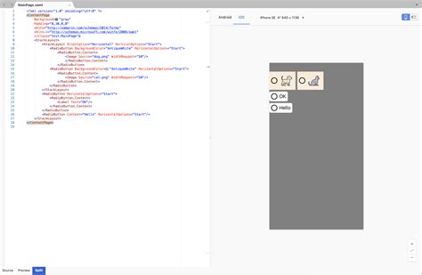 Xf Android Does Not Support View As The Content Property Of Radiobutton Bug Issue